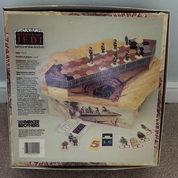 Star Wars | Games | 983 Parker Brothers Star Wars Return Of The Jedi ...